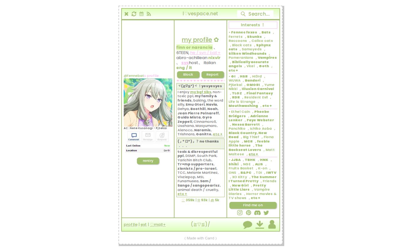 Finn's 𓏴 Info